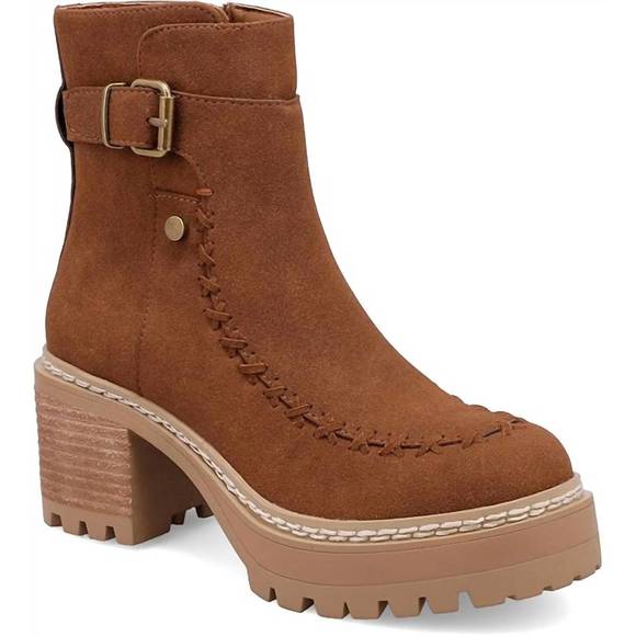 MIA | Shoes | New Mia Womens Toula Lug Sole Boot In Cognac | Poshmark